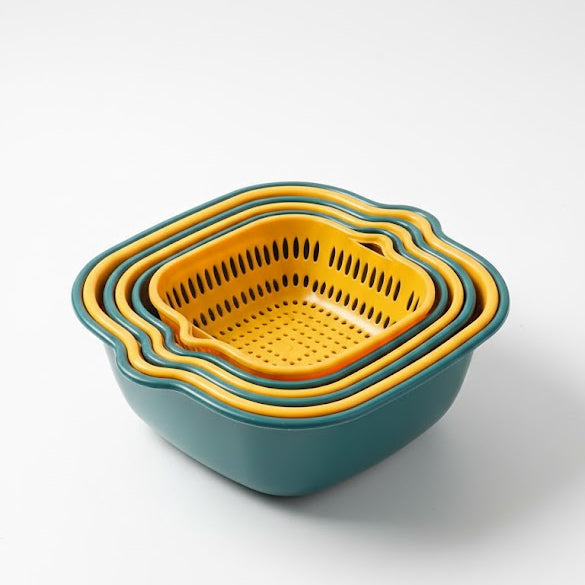3-Piece Nested Colander and Bowl Set – The Indian Shelf